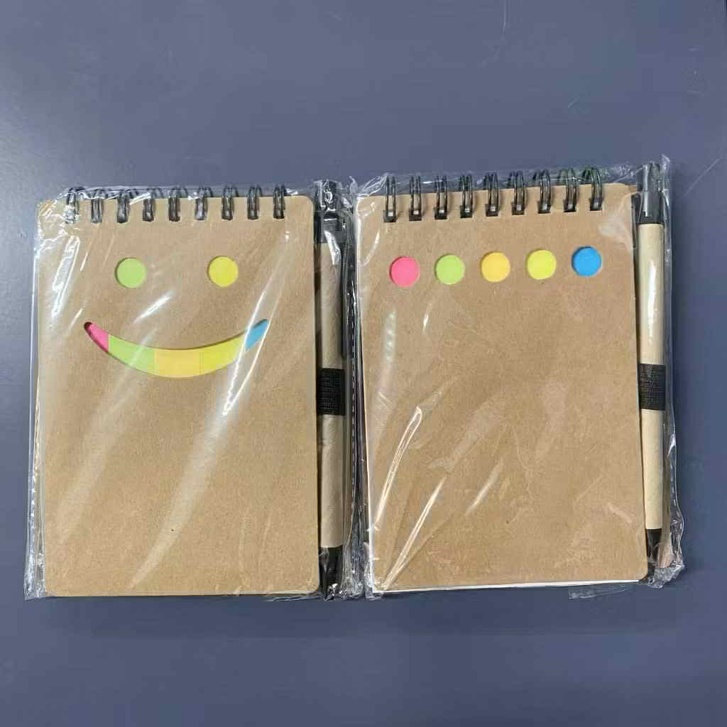 Custom Printed Sticky Note Pads With Pen Promotional Giveaways ...