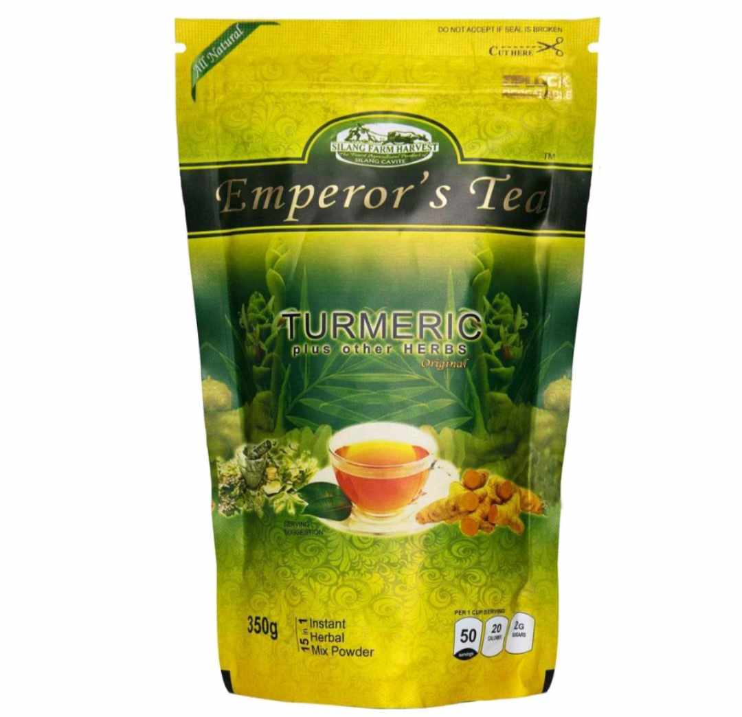 100% Authentic Emperor's Turmeric 15 in 1 Herbal Tea (Set of 2Pouches ...