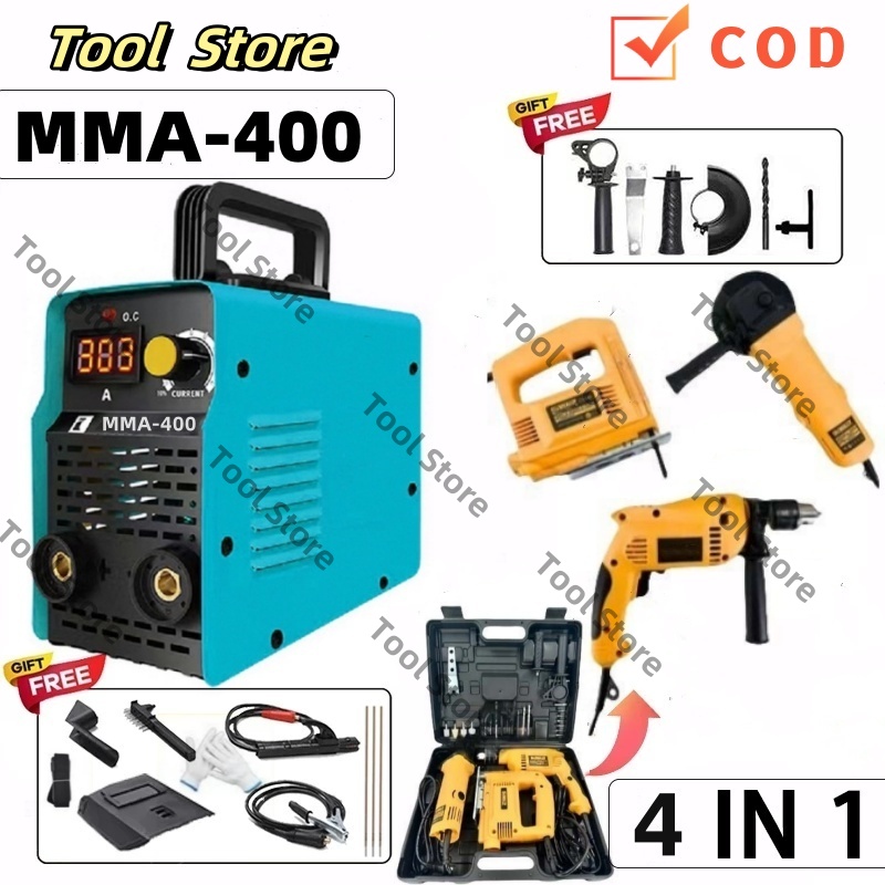 Grinder And Impact Drill And JigSaw Welding Machine 4in1 Original Power ...
