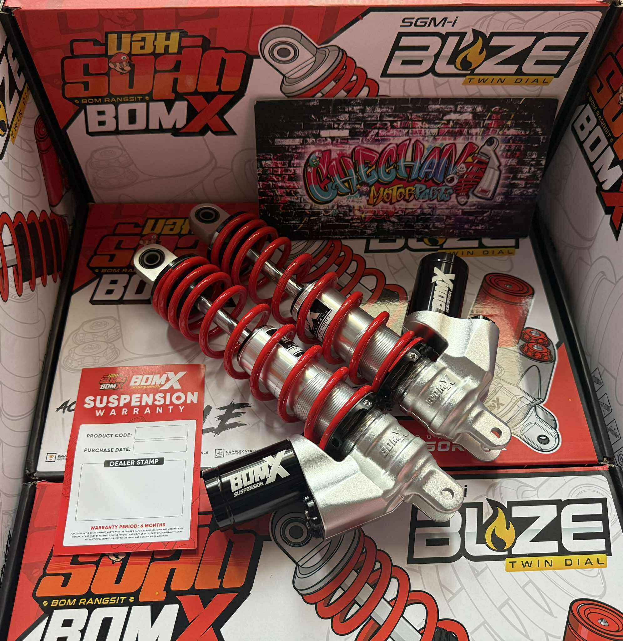 BOM X SUSPENSION BLAZE 305MM / 335MM AEROX V1/V2 / NMAX V1 / PCX 160 ...