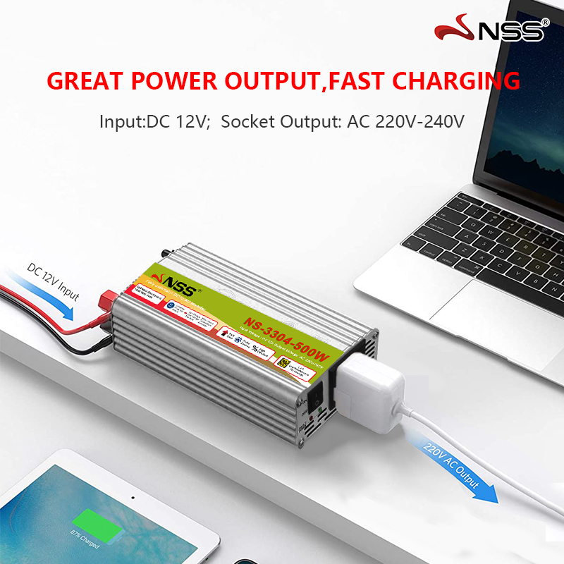 NSS Solar Inverter DC 12V - AC 220V Fully automatic solar current ...