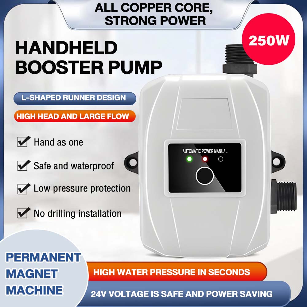 Water Pump Shower Booster Pump Pressure Washer Pump 24V 250W Automatic ...