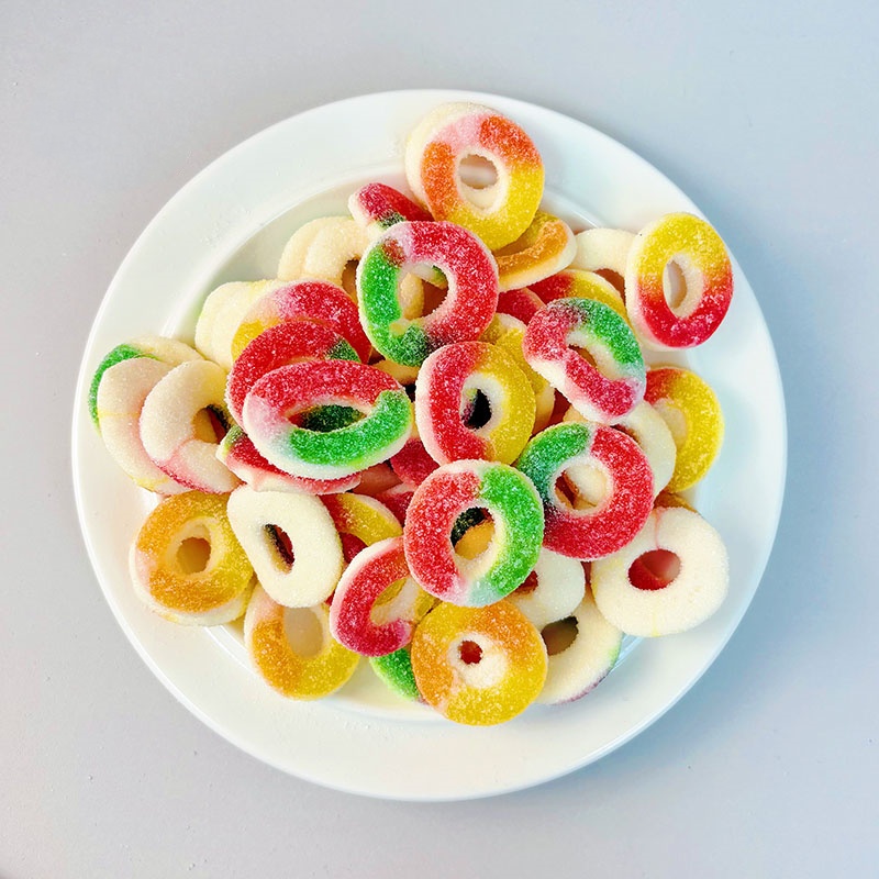 【COD】1kg Ring gummy Candy 190-200pcs soft candy 1000g grams Gummi ...