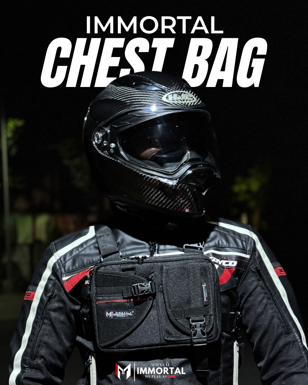 Chest Bag Version 2 Revamp by IMMortal Motobag WITH FREE RAIN COVER ...