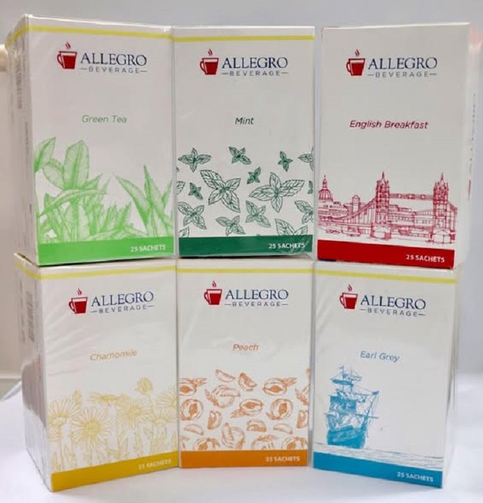 ALLEGRO Pure Ceylon Tea (25 tea bags/box) - bold, refreshing, and well ...