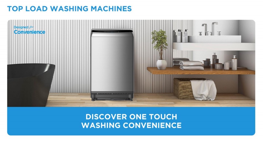 Midea 6.5kg HealthGuard Series Fully Automatic Top Load Washing Machine ...