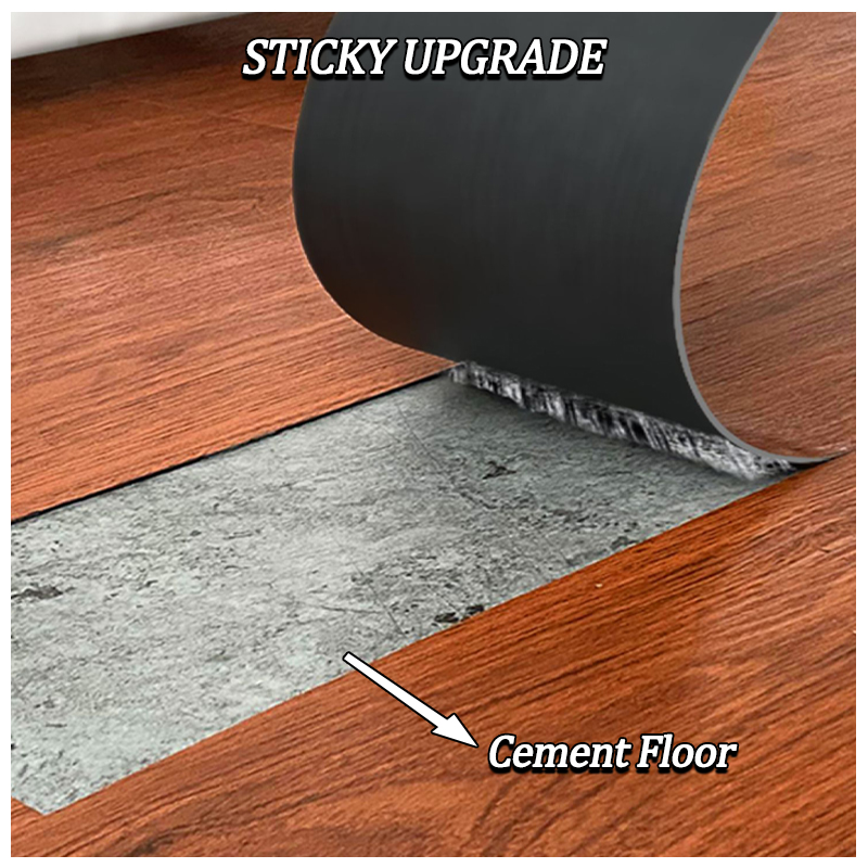 50PCS Vinyl Floor Sticker Wood Grain 91X15CM For Home Decor Waterproof ...
