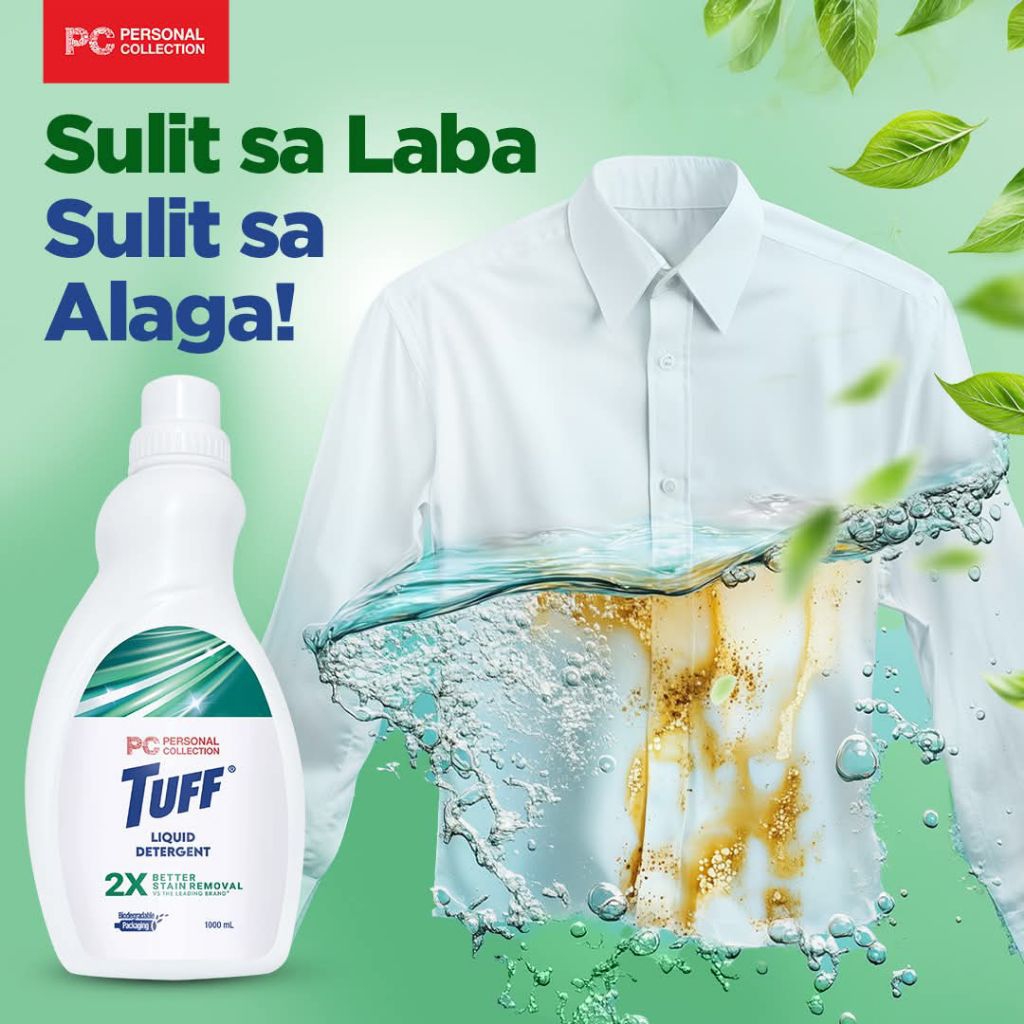Tuff Liquid Detergent 1000ml (2x Better Stain Removal) | Shopee Philippines