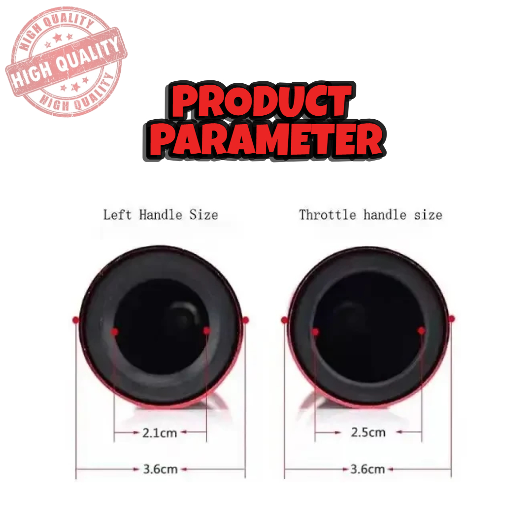 HONDA Click V1,V2 - Motorcycle MONSTER Handle Grip Style CNC Alloy RED ...