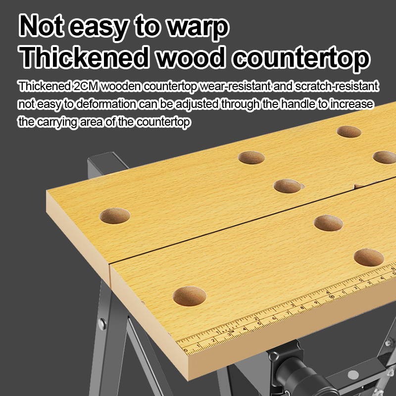 Multi functional folding woodworking workbench, woodworking table ...