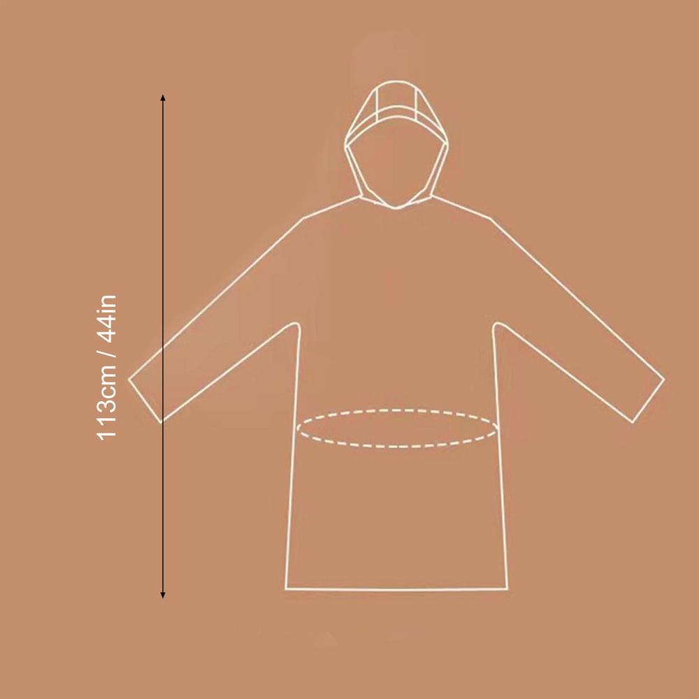5PCS Card Raincoat Portable Adult Children Compression Packaging ...