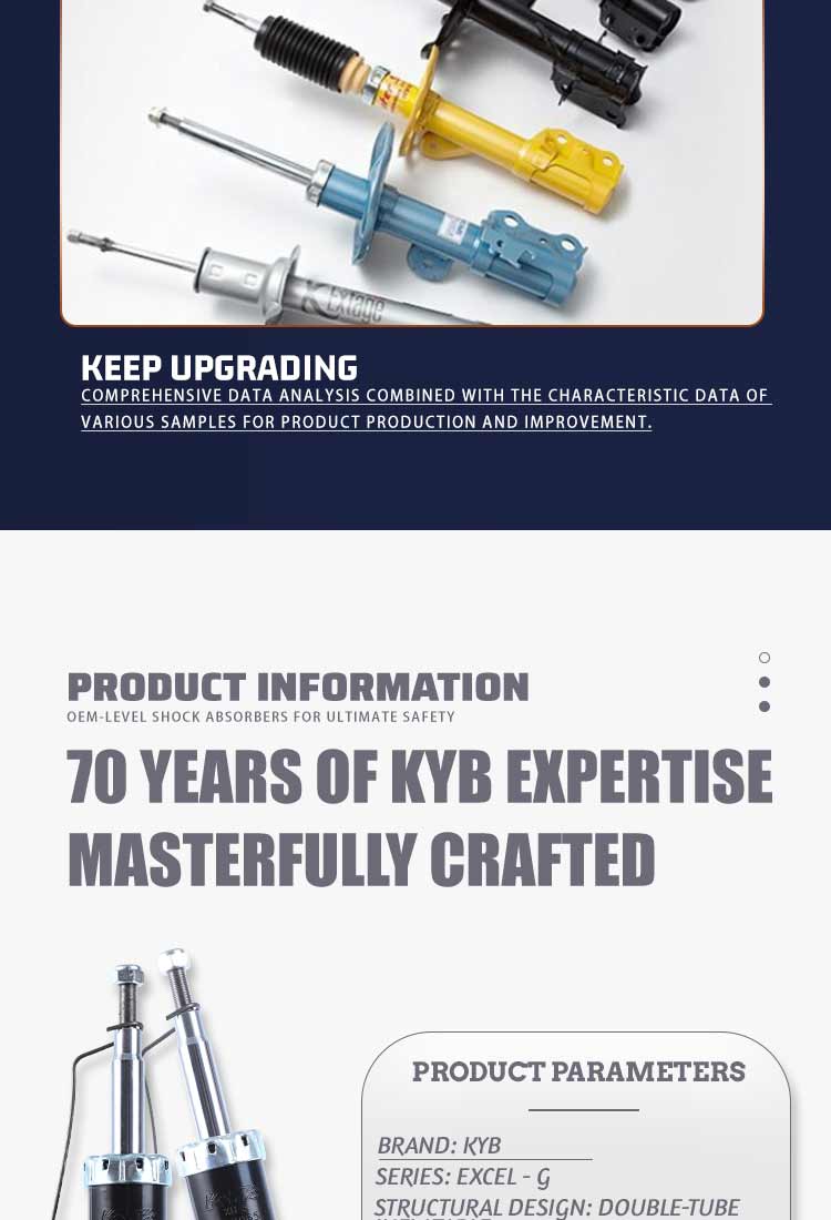 KYB Front Gas Shock Absorber 339064/339065 for Toyota Vios Yaris 2007 - 2012 Car KAYABA【Support ...