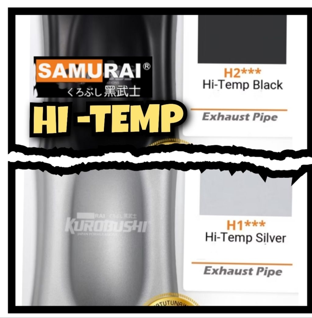 Samurai Paint HI-TEMP (for exhaust pipe, tambutso) | Shopee Philippines