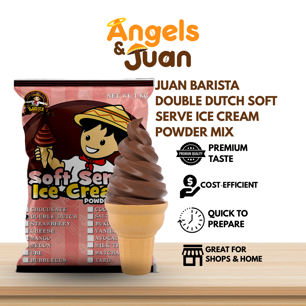 Juan Barista Avocado Premium Soft Serve Ice Cream Powder Mix 1 Kilogram ...