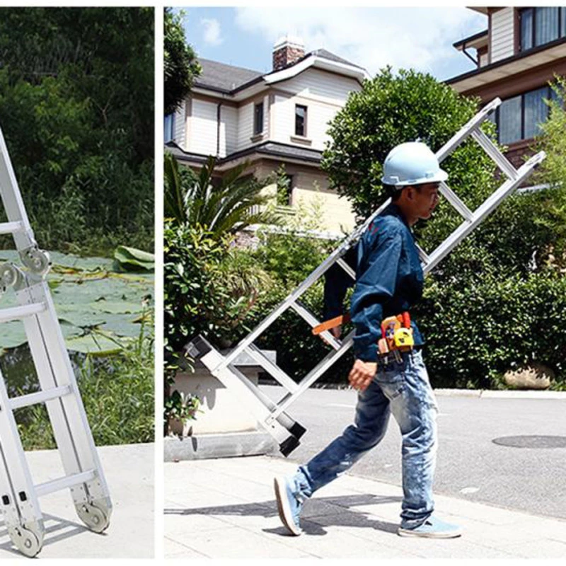 Aluminium Ladder Multipurpose Foldable Heavy Duty Ladder For Home Work ...