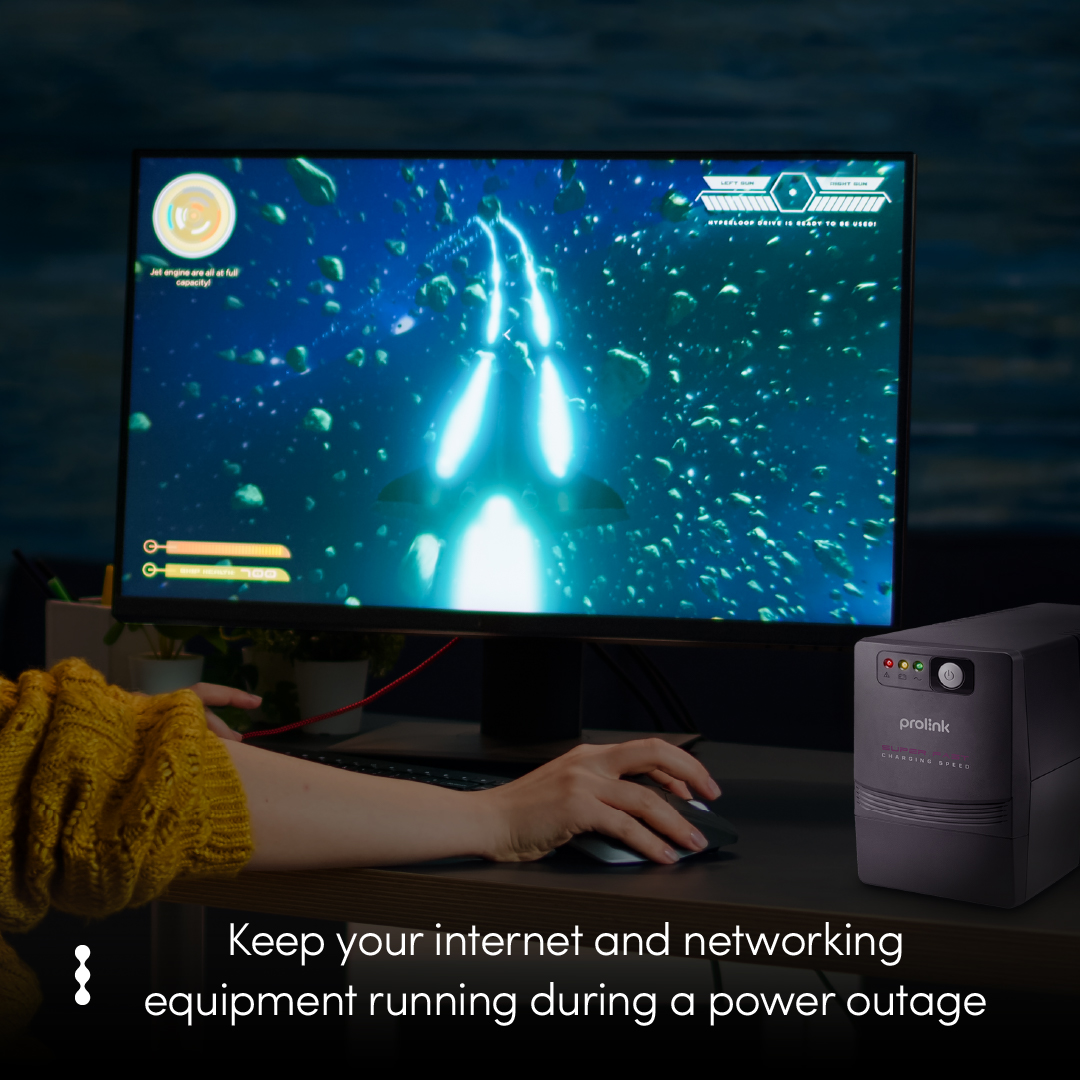 Prolink UPS with AVR Simulated Sine Wave Synology Supported PC, Router ...