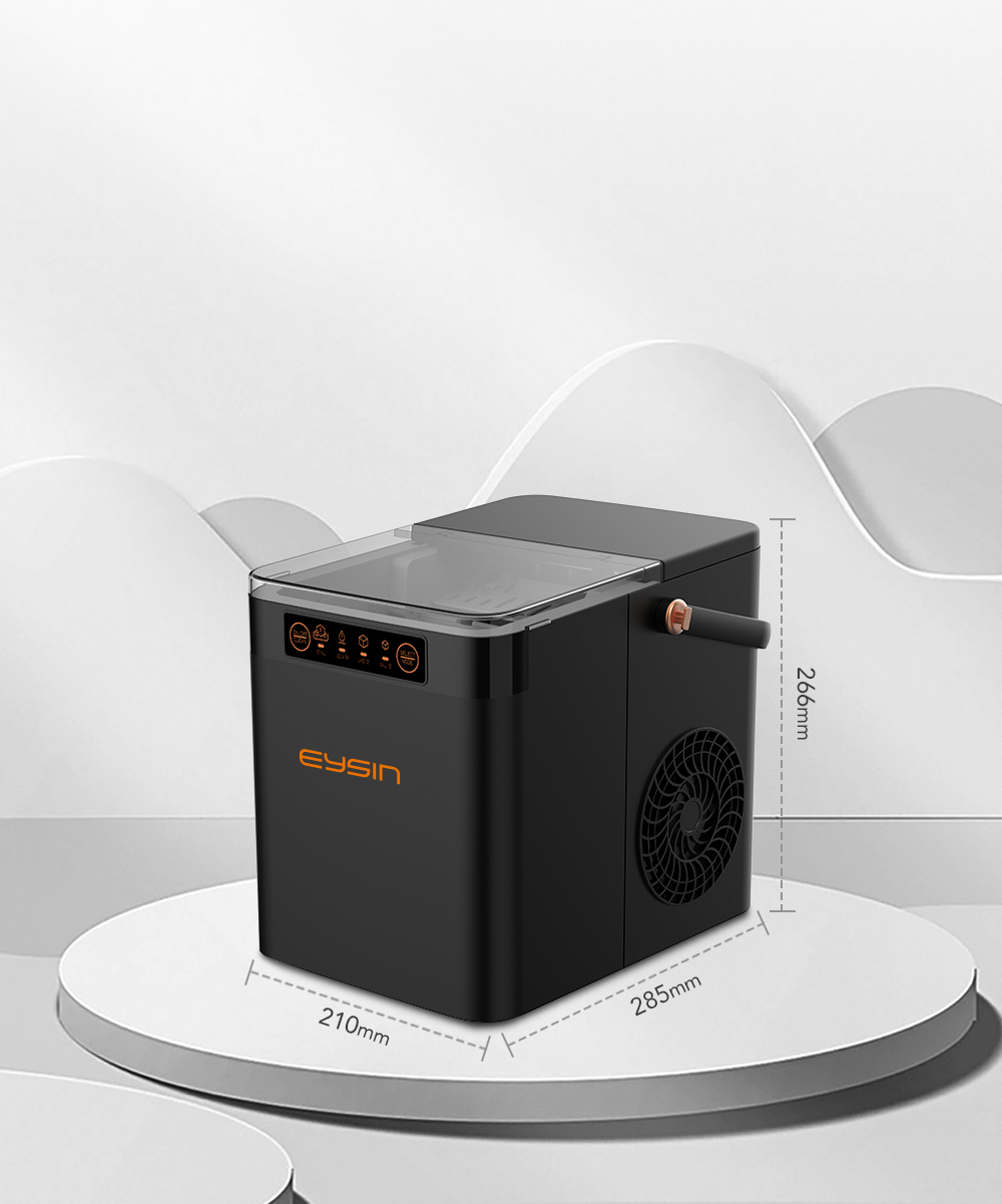 EYSIN Automatic Ice Maker Portable Fast Cooling Selectable Ice Cube ...