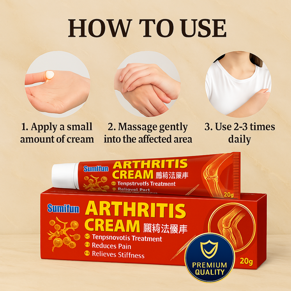 Herbal Arthritis Cream for Joint Pain, Rheumatism, Swelling, Muscle ...