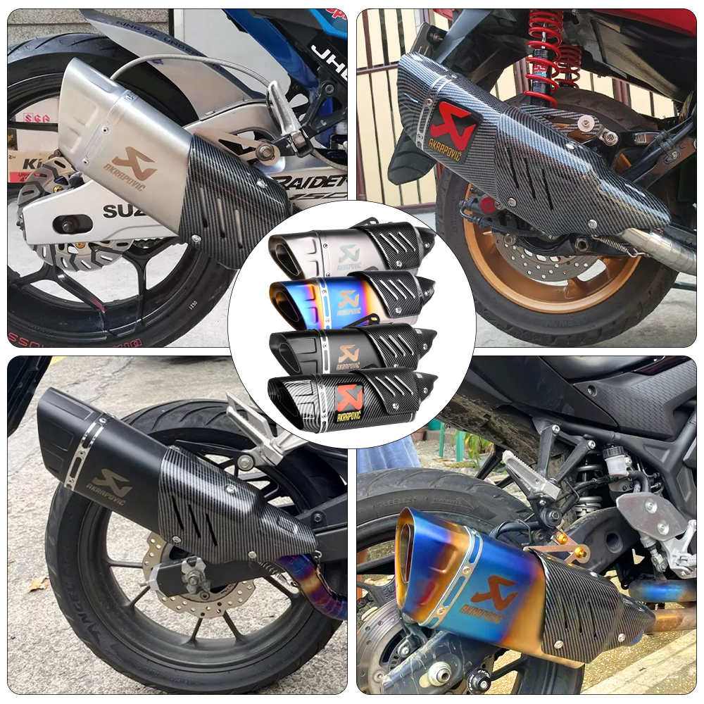 Akrapovic M1 Motorcycle Exhaust Pipe Stainless Steel With DB killer ...