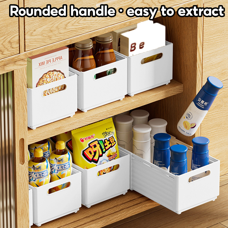 Yooli Retractable Extended Storage Box Stackable Plastic Bin Drawer ...