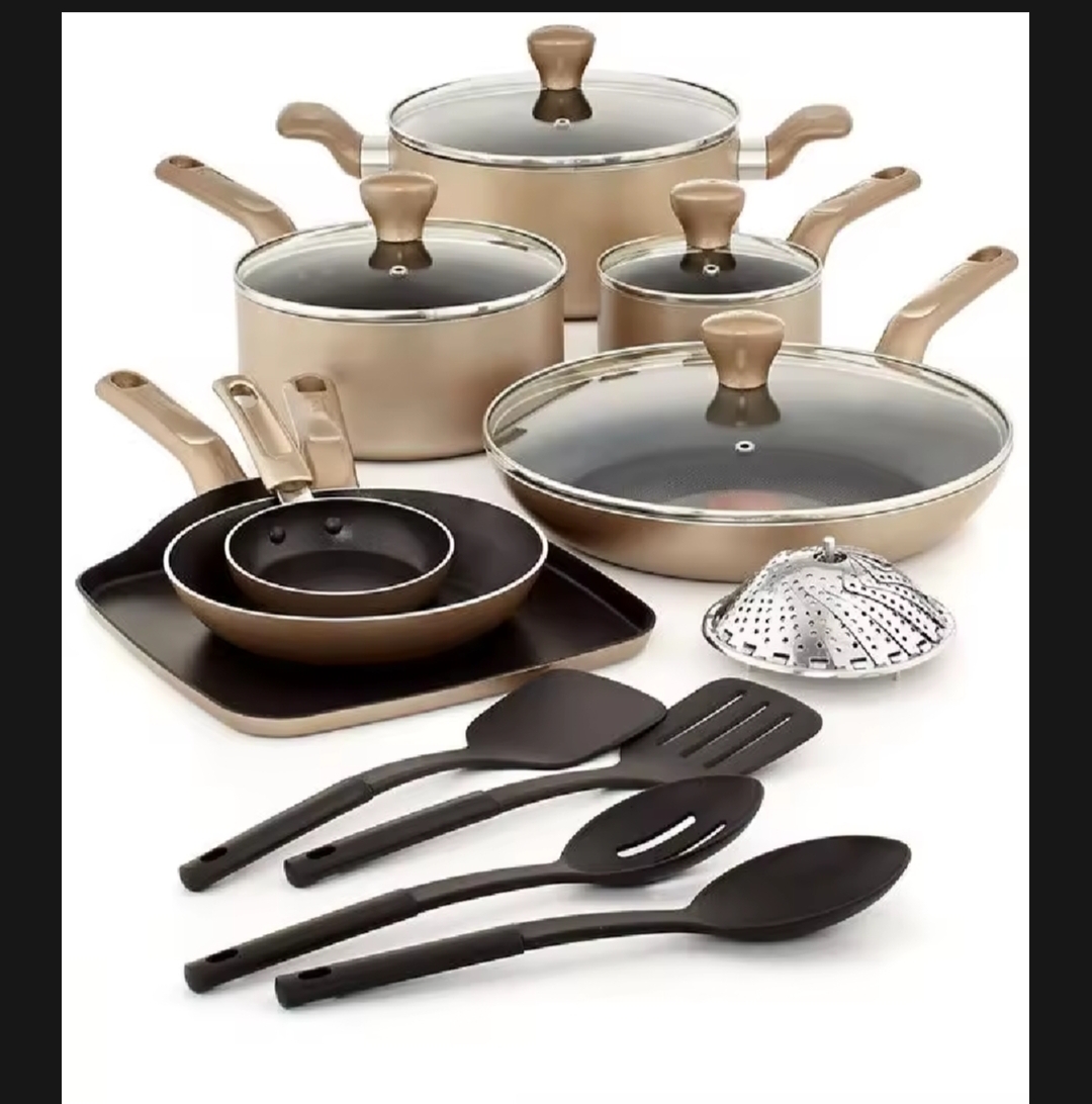 Non Stick Ceramic Cookware Set, Healthy Pot And Flat Bottomed Pot Set ...