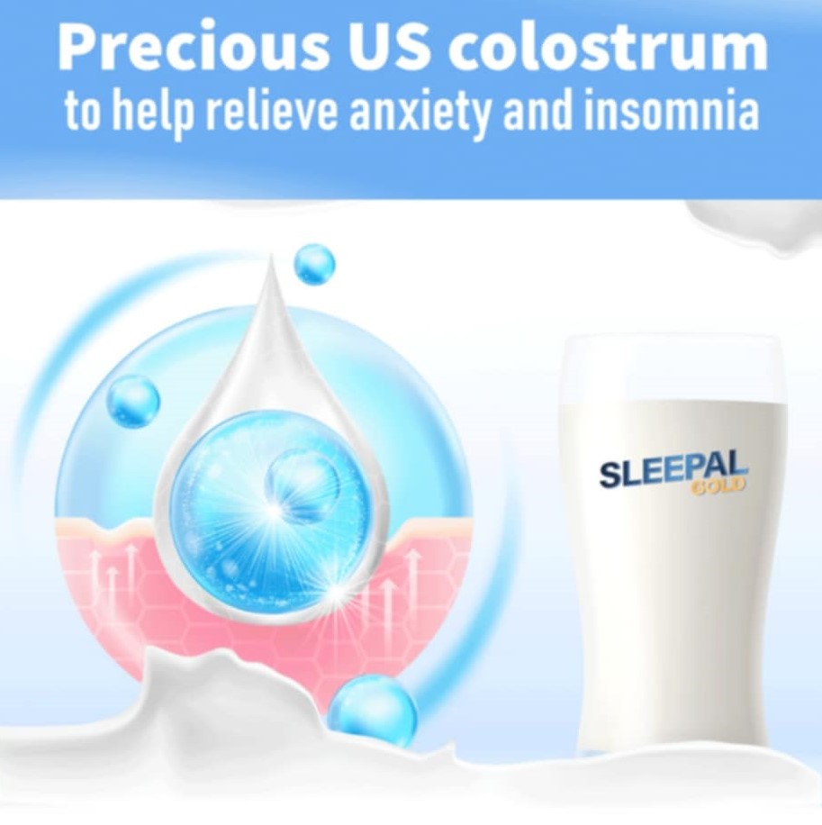 " BUY 1 GET 1 FREE" Sleepal Gold Milk Colostrum Helps Improve Sleep ...
