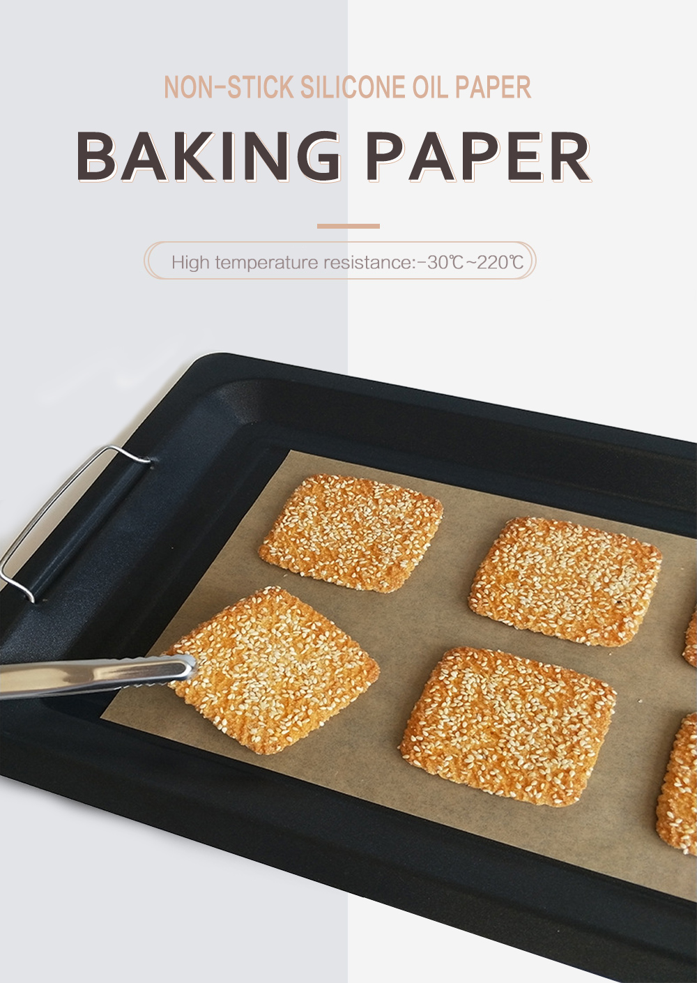 100pcs Food Greaseproof Food Paper Baked Paper Burger French Fries Wax ...