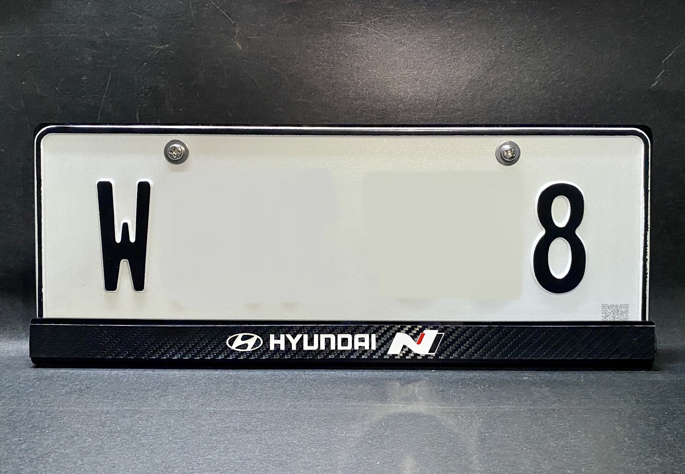 New Generation Car Plate Number Plate Frame for Hyundai N-Sport Carbon ...