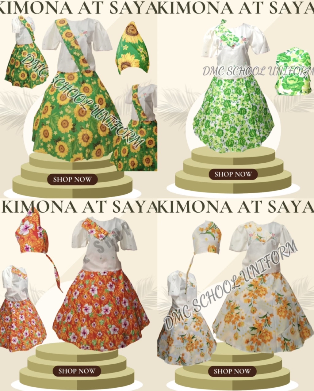 Kimona at saya for kids Costume for Buwan ng Wika | Shopee Philippines
