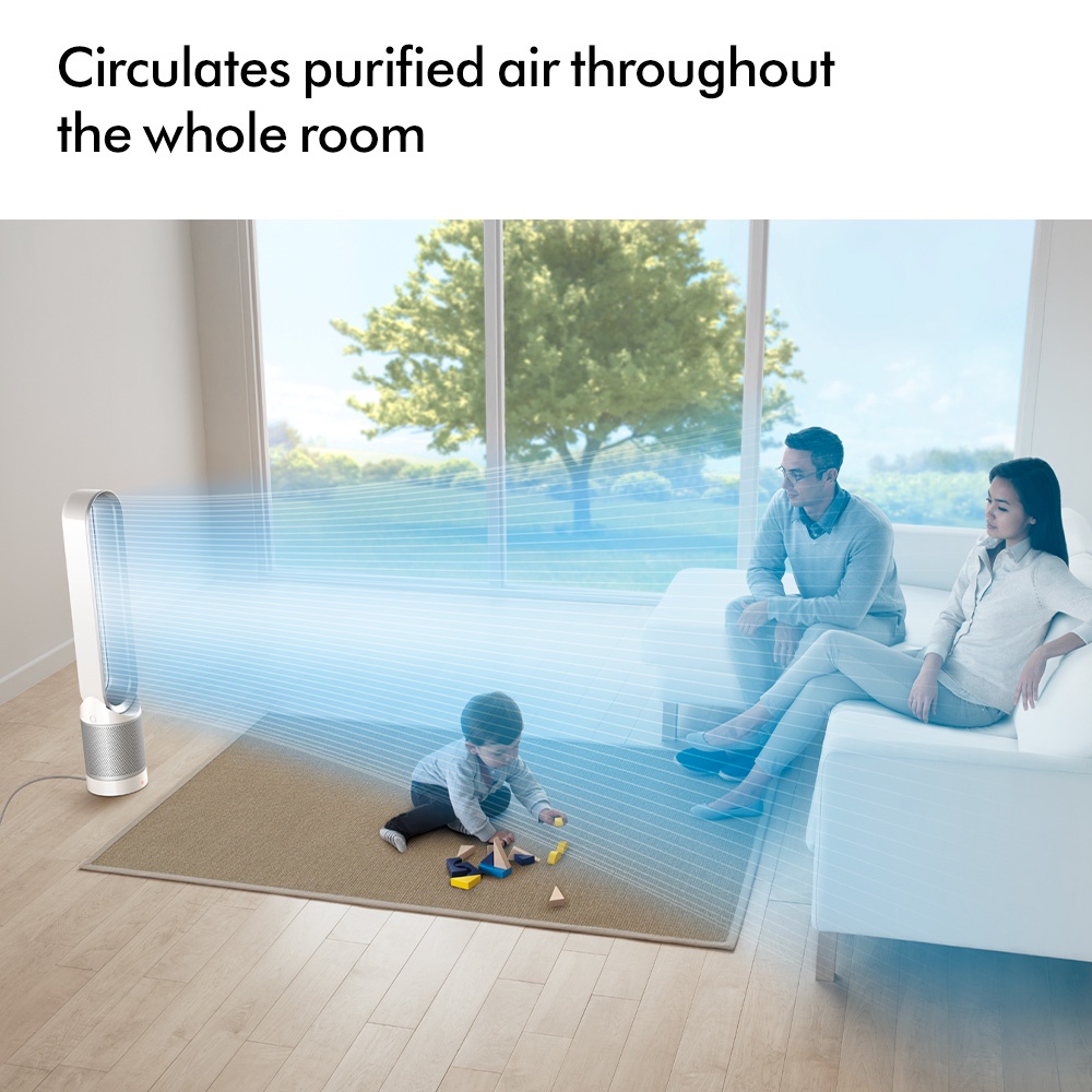 Electrolux Air Purifier with HEPA Filter | Bladeless Tower Fan | Quiet ...