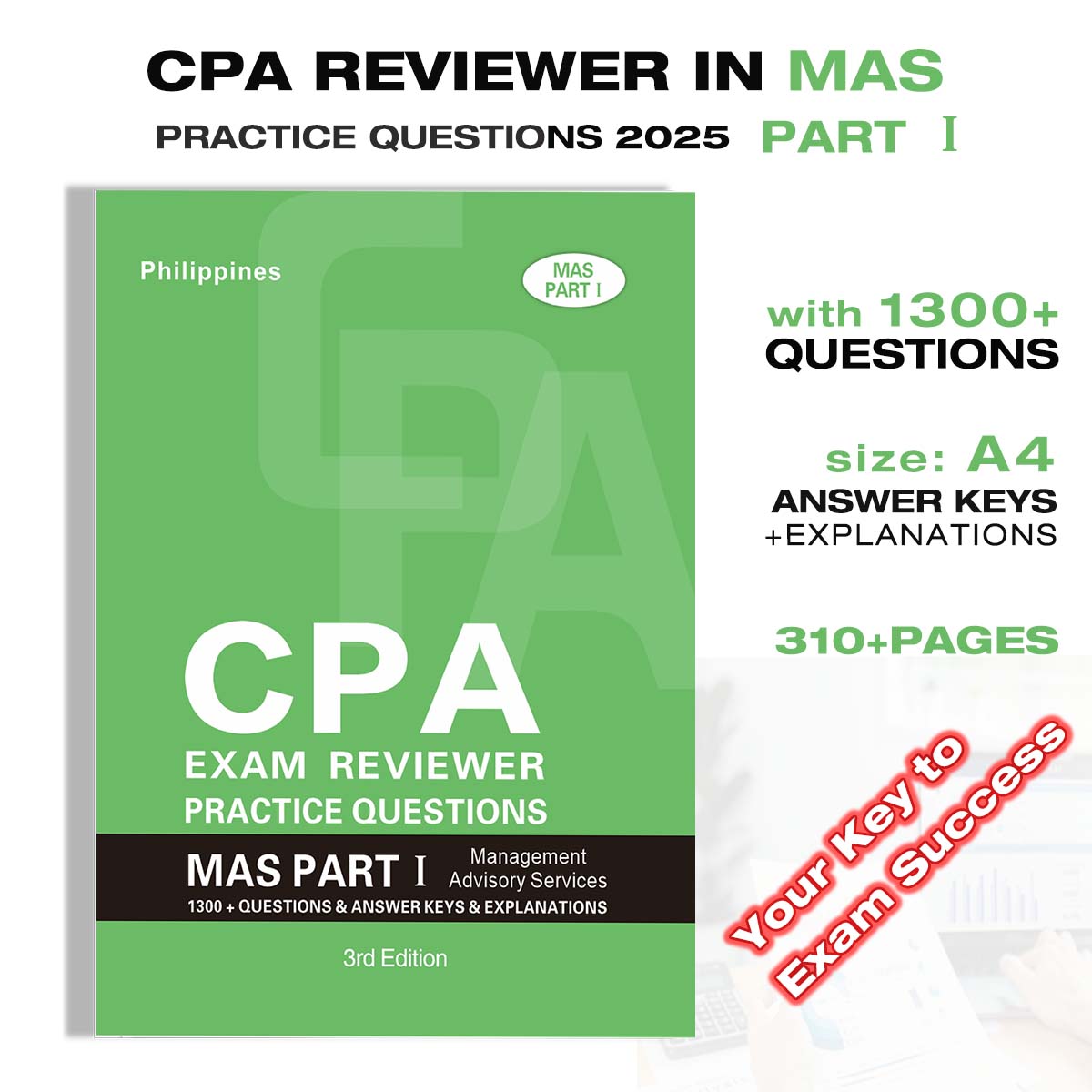 2025 CPA MAS Reviewer Part I |1300+ Questions + Answer Keys ...