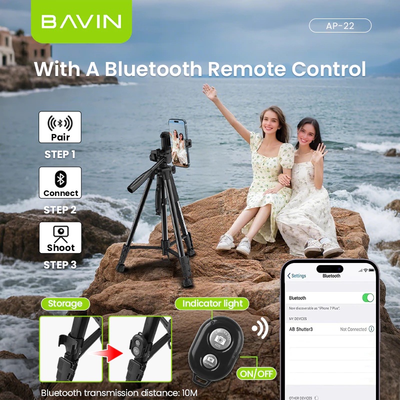 HTM BAVIN AP22 Tripod for Camera DSLR Tripod Stand for Mobile Phones ...