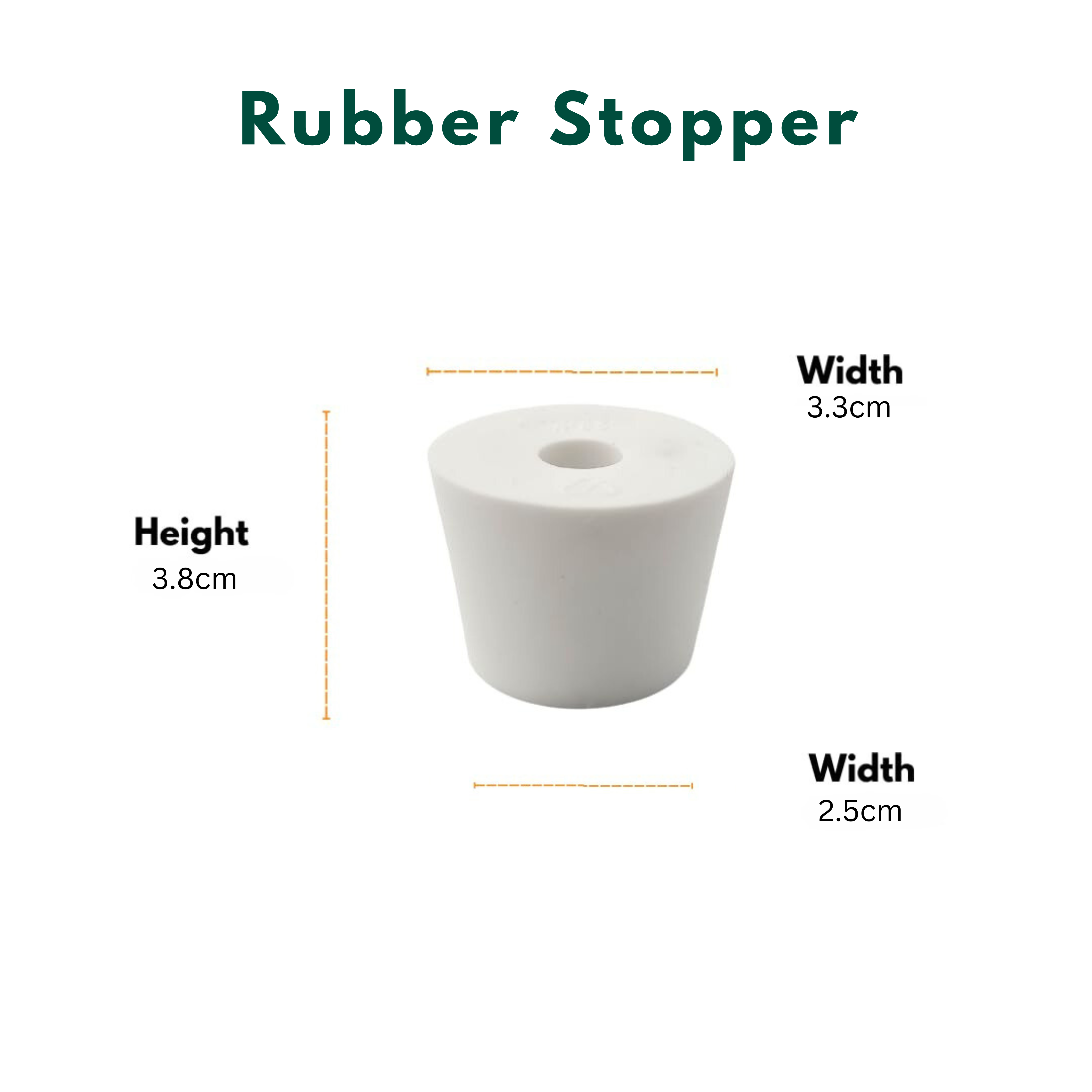 Famillo Fermentation Airlock (Acrylic) with Rubber Stopper (Set of 3) 3 ...