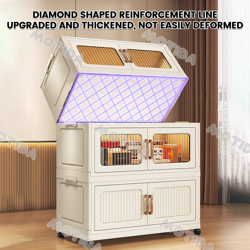 Durabox Organizer Megabox Foldable Storage Box Cabinet For Clothes ...