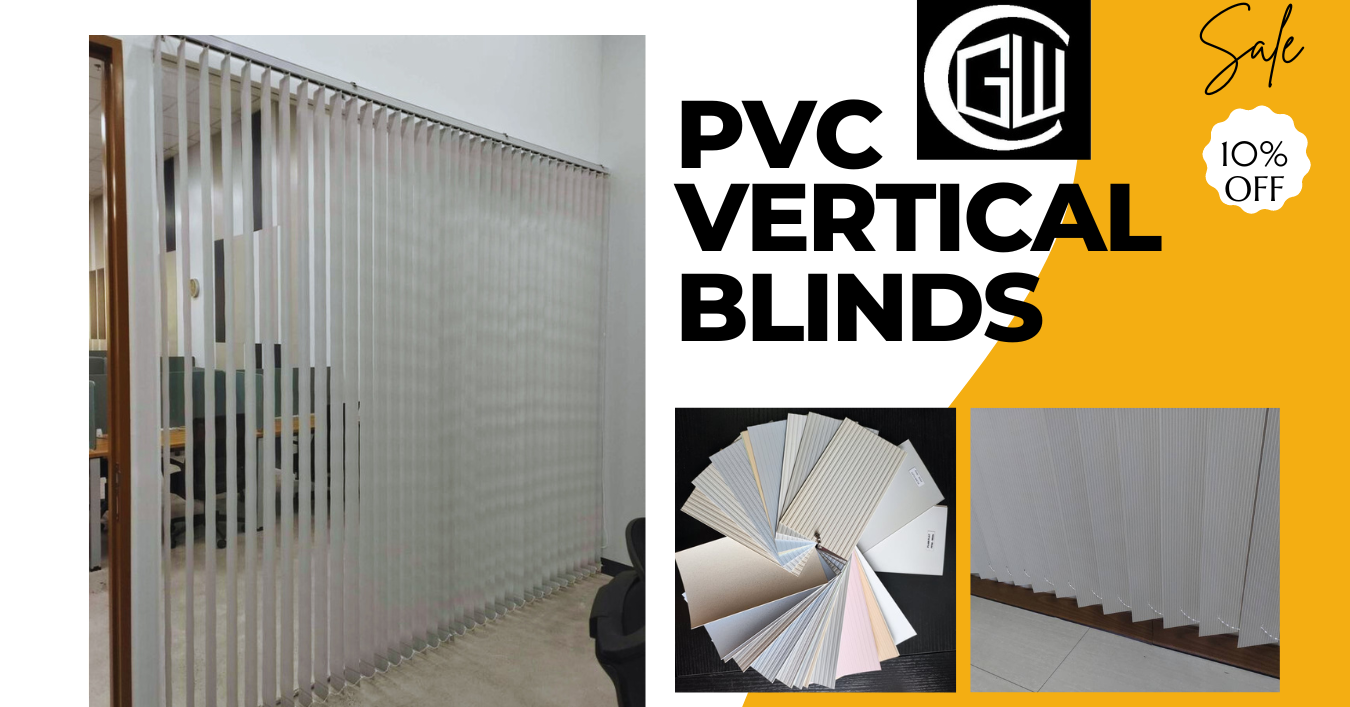 PVC Vertical Blinds Corrugated Flat window blinds-(Customizes Sizes ...