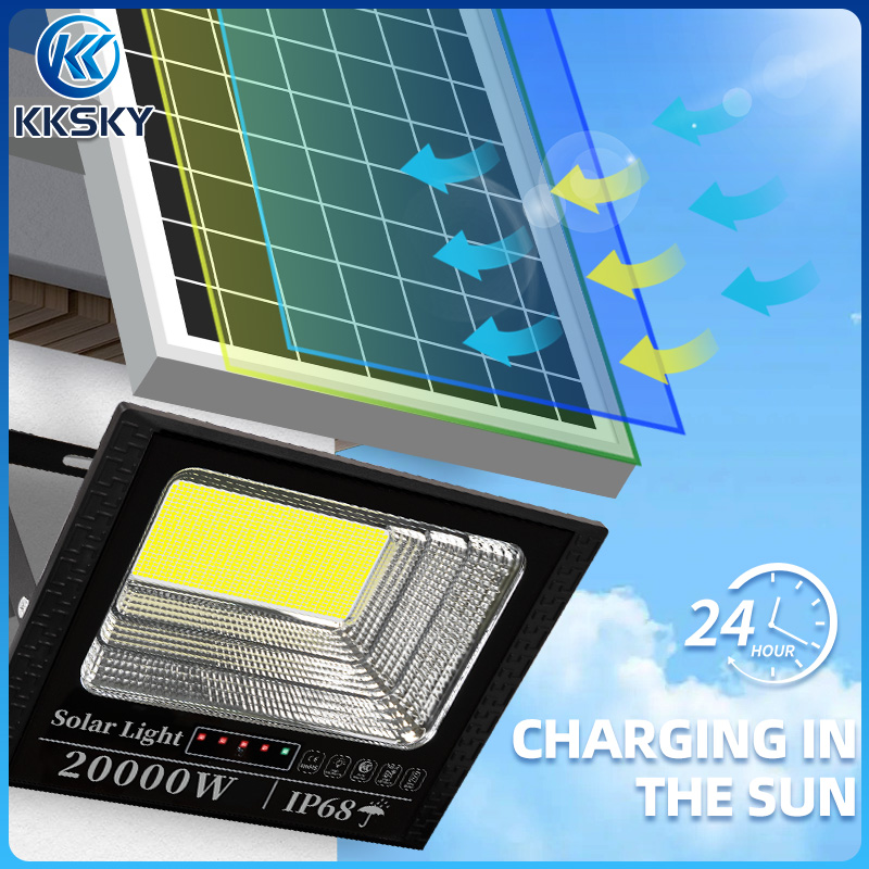 KKSKY 5000W solar light outdoor waterproof buy 1 take 1led light garden ...