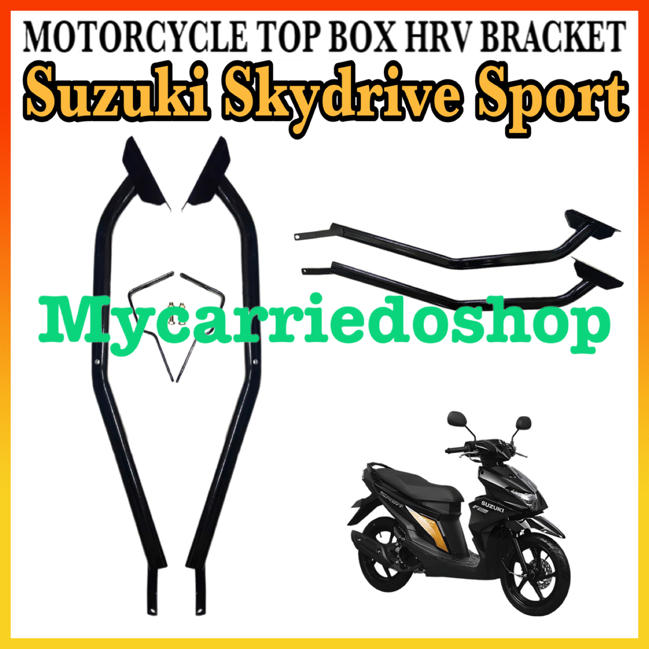 Motorcycle HRV Rear Top Box Bracket For Suzuki Skydrive Sport Made In ...