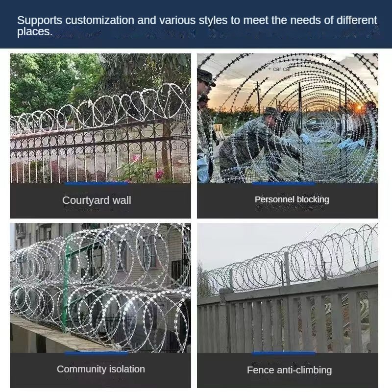 buffalo wire razor barbed wire barb wire stainless wire Blade barbed ...