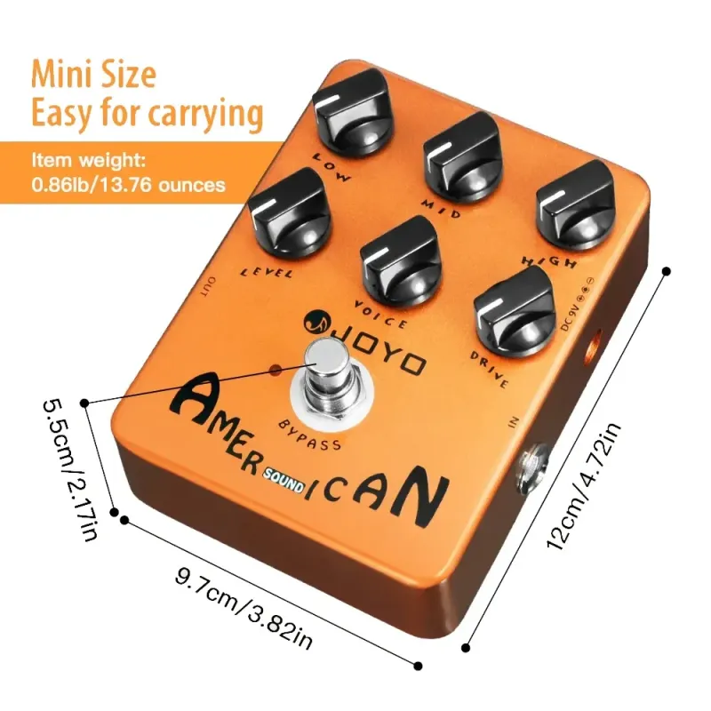 JOYO JF-14 American Sound Guitar Amp Simulator Effect Pedal JF14 ...