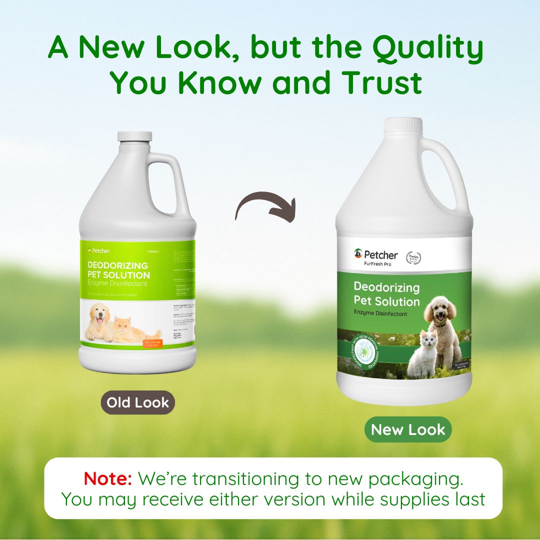 Petcher Litter Area & Pet Toilet Deodorizer – Enzyme Odor Remover and ...