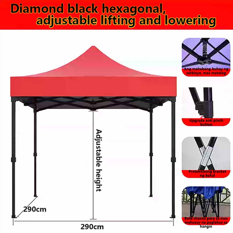 Retractable Tent Car tent Outdoor Stall tent 3X3 camping Retractable ...