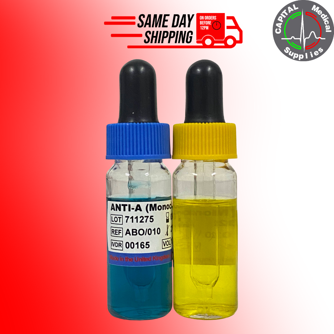 Blood Typing Sera, Anti A & B Anti D Monoclonal ABO Blood Grouping ...