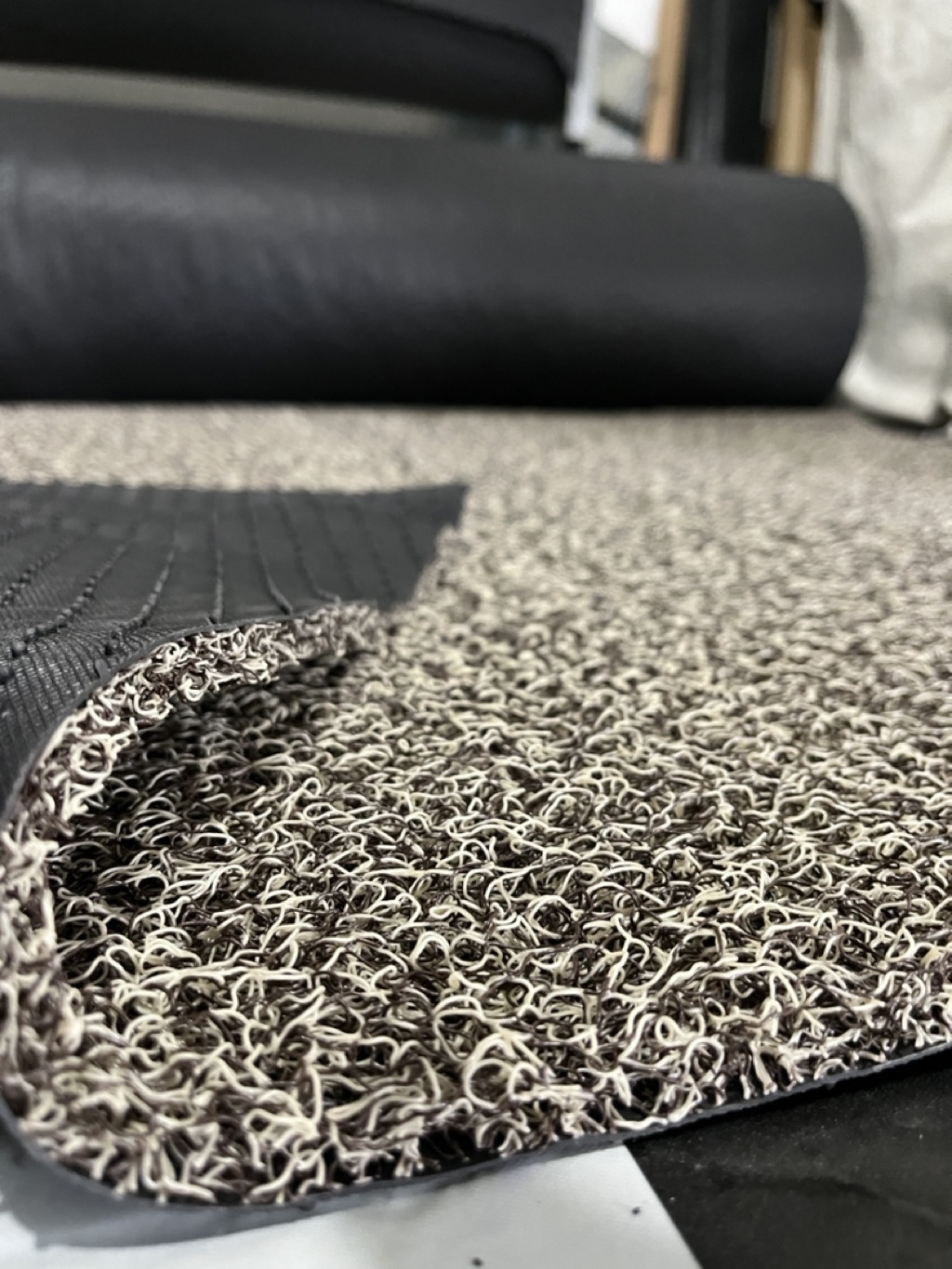 BROWN/Beige DIY COIL MATTING,floor matting spaghetti matting | Shopee ...