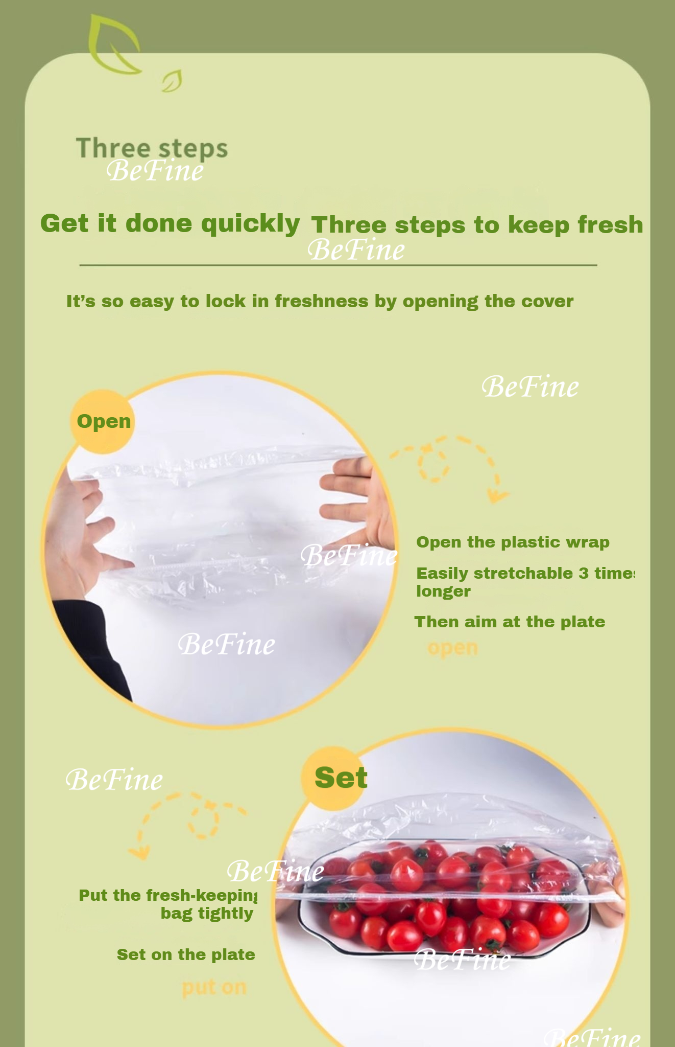 200Pcs Disposable Elastic Food Covers Food Grade Plastic Wrap for Bowl ...