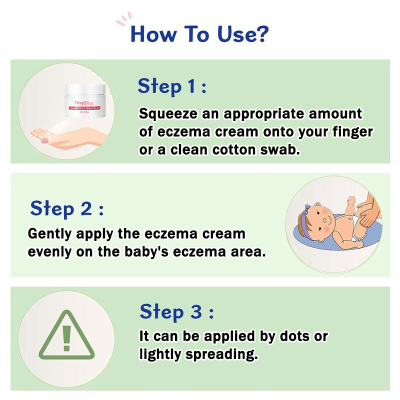 TinyBliss Eczema Cream For Baby 50g Relief Rashes And Diaper Rash ...