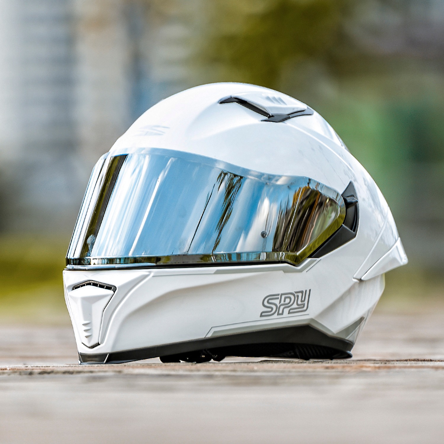 Spyder Strike V2 Full Face Helmet for Motorcycle (Free Clear Visor ...