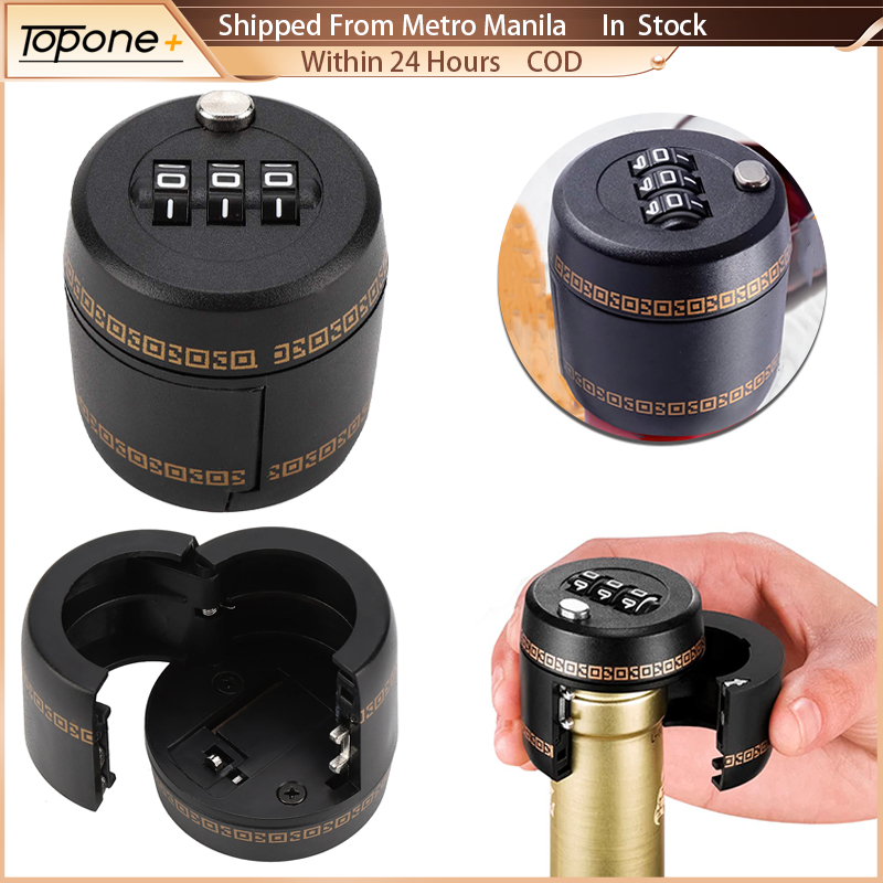 Wine Bottle Combination Password Lock Whiskey Bottle Password Code Lock ...