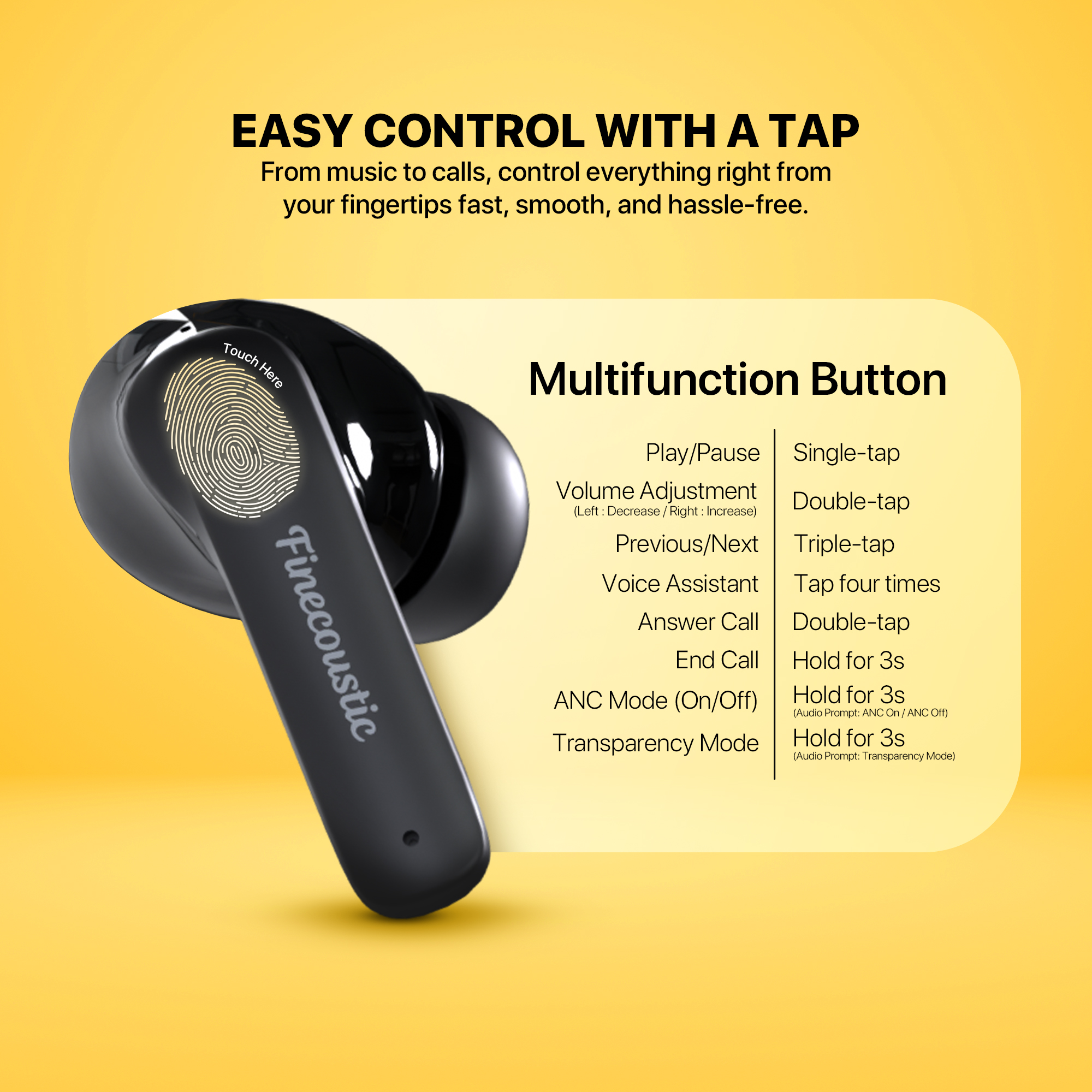 Fantech GROOVE ANC FT20 True Wireless Earphones with Noise Cancellation ...