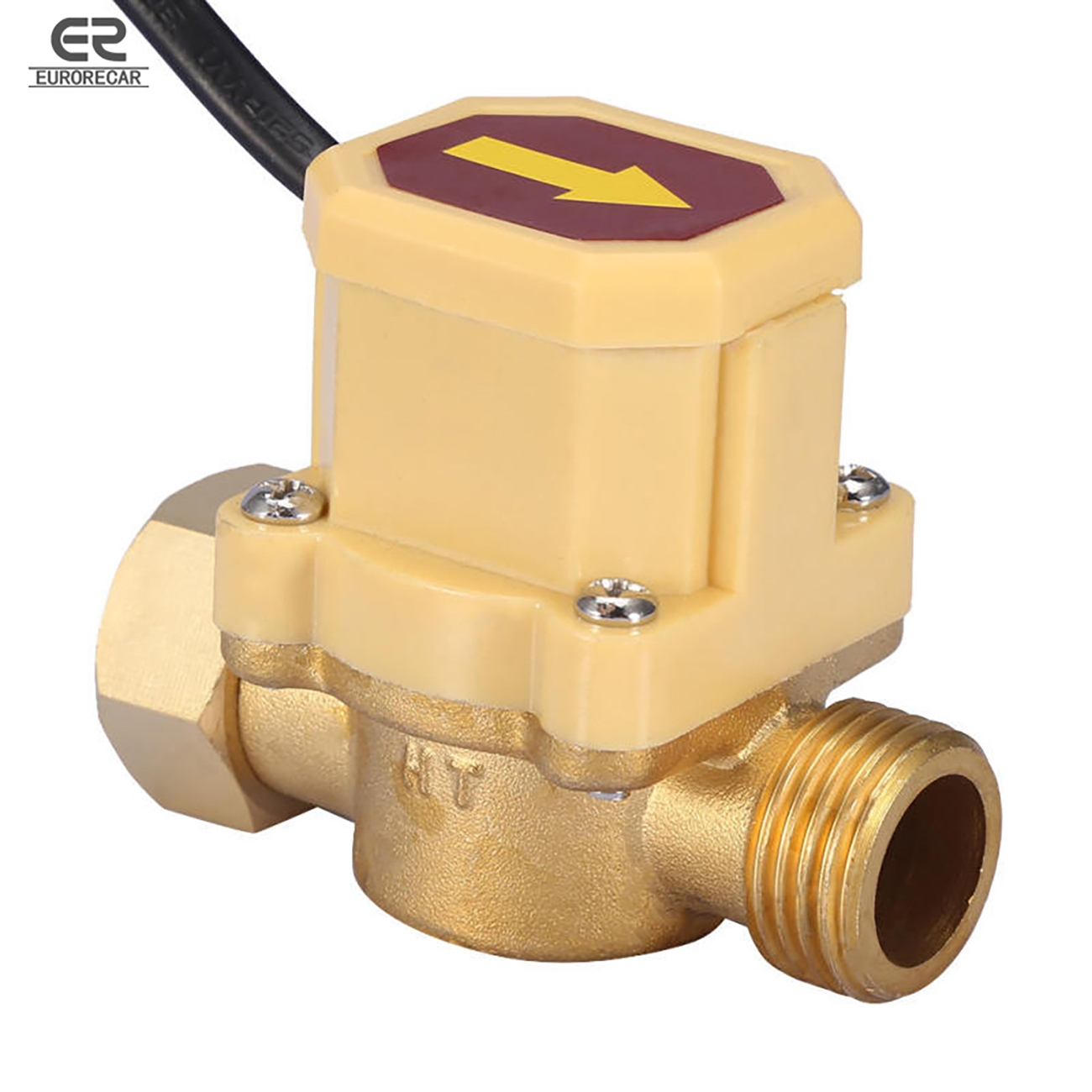 220V Booster Pump Flow Sensor Auto Control Switch Brass Pressure Water ...