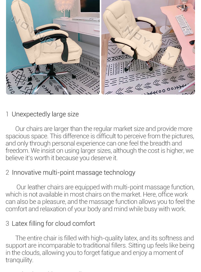 Pu Leather Office Chair Boos High Back Executive Office Chair Usb 2001